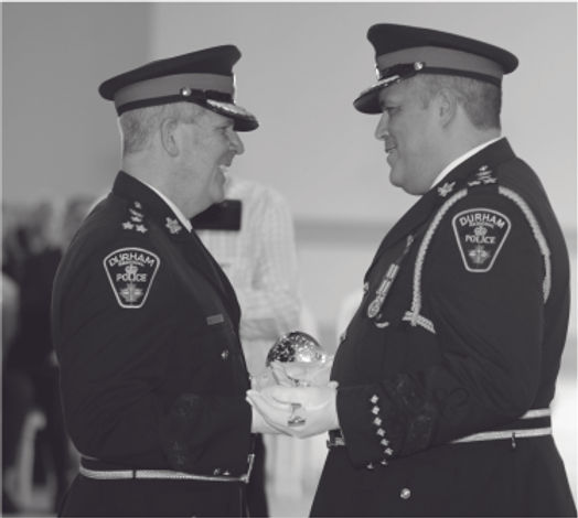 Durham police welcome new Chief at a Change of Command ceremony