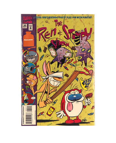 Marvel Comics The Ren & Stimpy Show, #30 May Ren's Birthday: Fun With ...