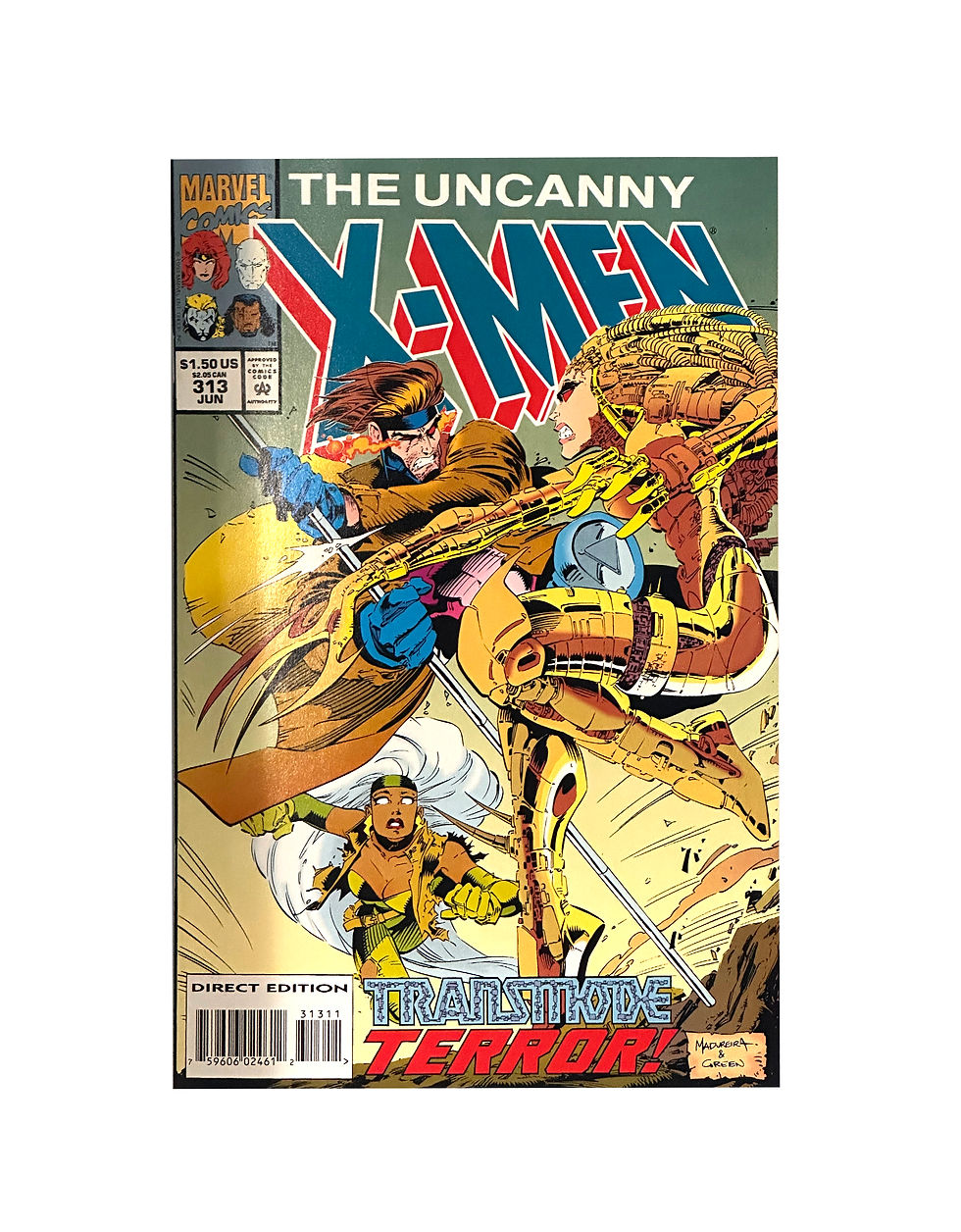 Marvel Comics the Uncanny X-Men #313 Jun, Transmode Terror Newsstand ...
