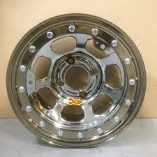 53 Series 15x8 Aero Beadlock-Chrome IMCA - Wheel | Moonlite Race Parts