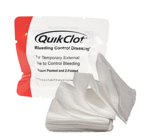 QuikClot Bleeding Control Dressings | Hollwood CPR and First Aid Training