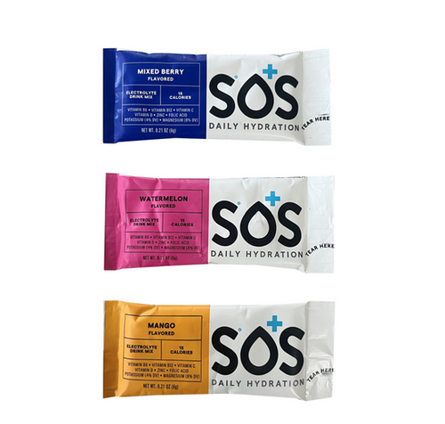 SOS Electrolyte Drink Mix, 5 Gram | Hollwood CPR