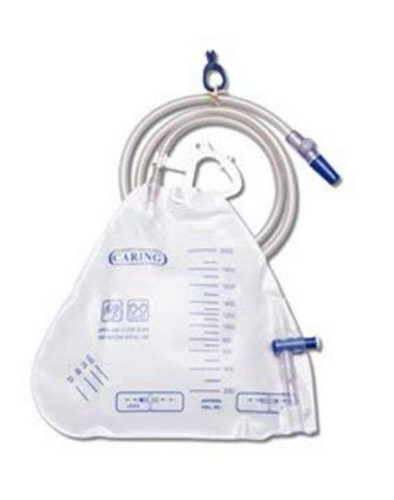 Urinary Drainage Bag 2000 cc Anti Reflux Flutter Valve, Ea Units QTY ...