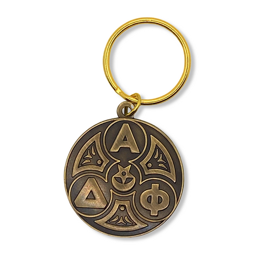 Circle Logo Keychain | Alpha Delta Phi