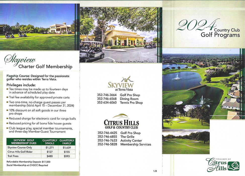 Citrus Hills Social Membership Cost|Citrus Hills Golf and Country Club