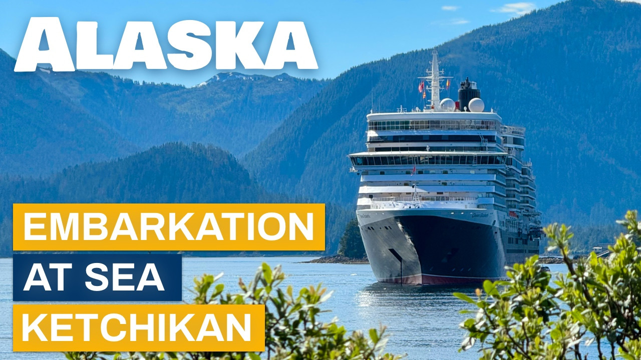 Alaska Cruise Begins! 🌊 Boarding Queen Elizabeth, Balcony Cabin Tour ...