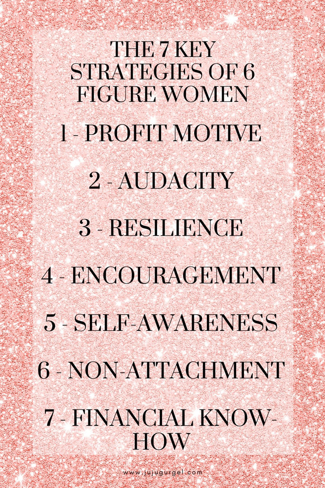 Secrets of six-figure women