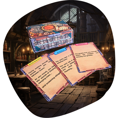 PlotCards: Physical Deck - DnD story-building cards | Sarsen Games