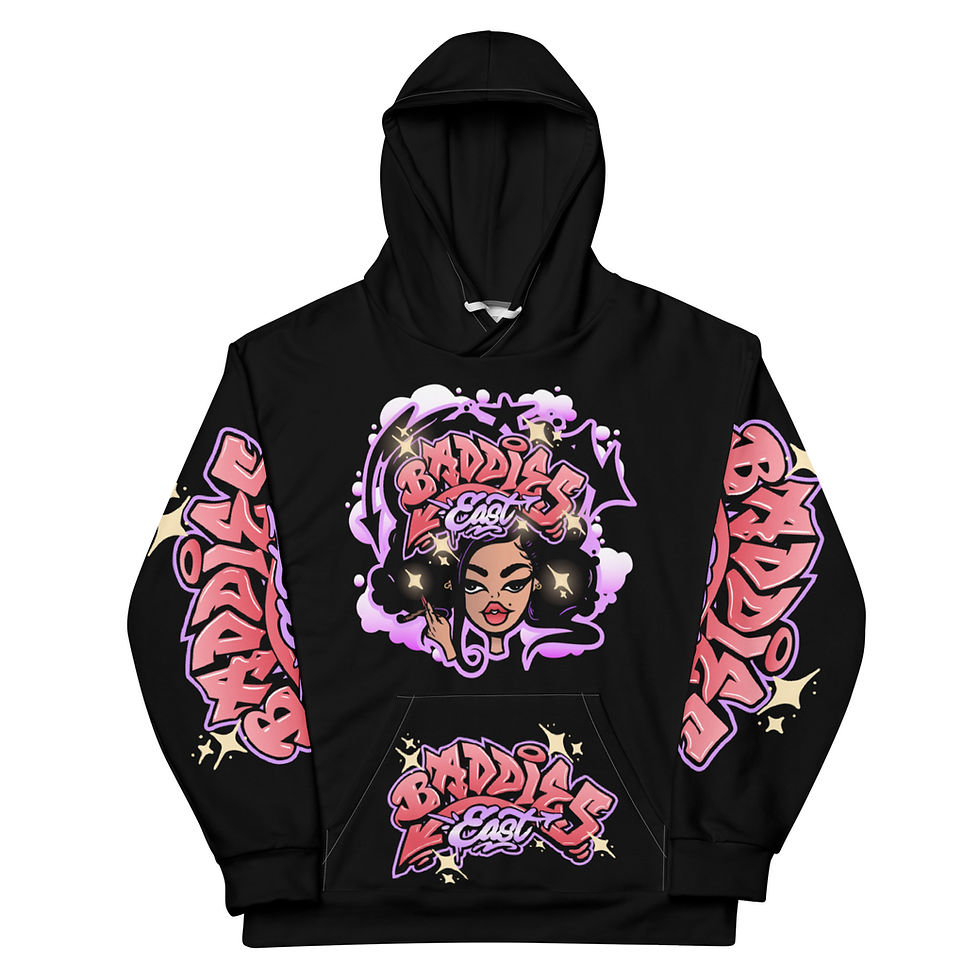 Baddies East Hoodie (Black) | Natalie Nunn