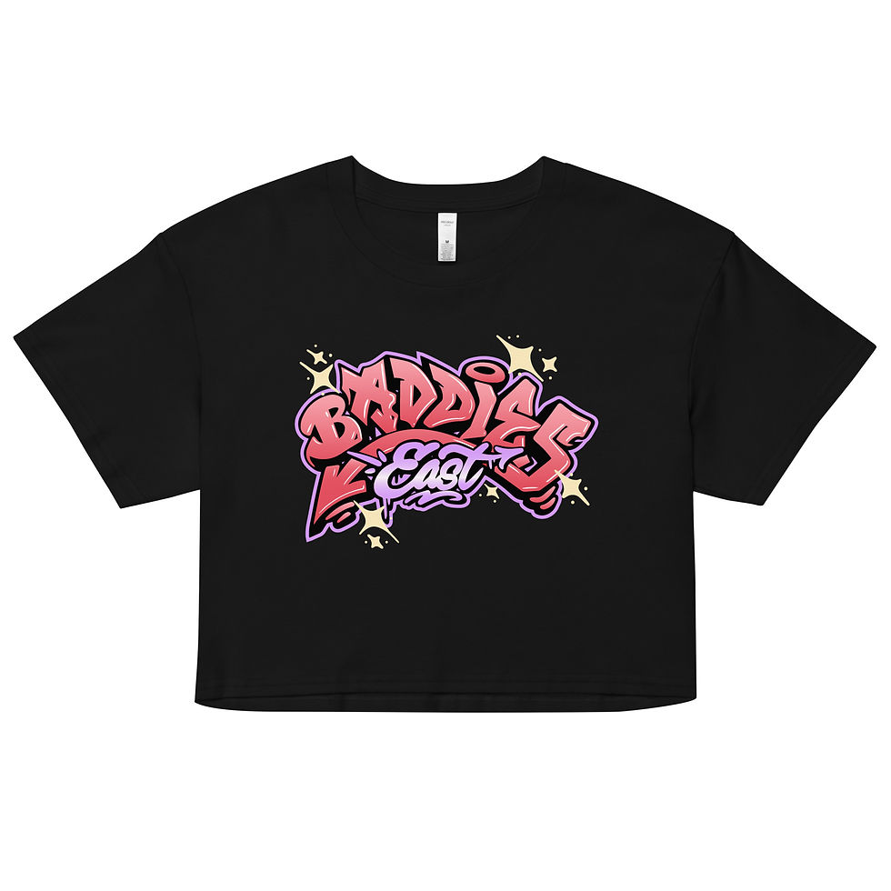 Baddies East Crop Top Tee | Natalie Lashes