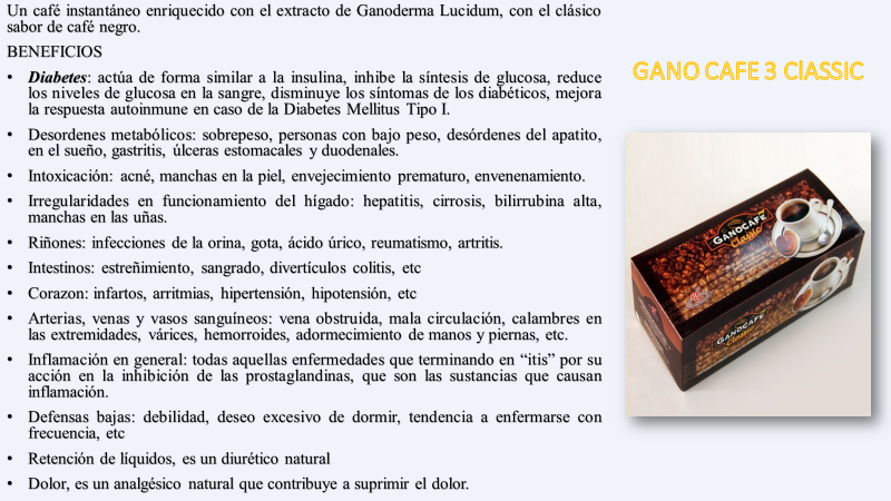Beneficios Gano Cafe Classic