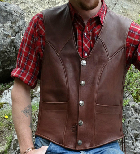Mens Deerskin Vest | hide-and-soul