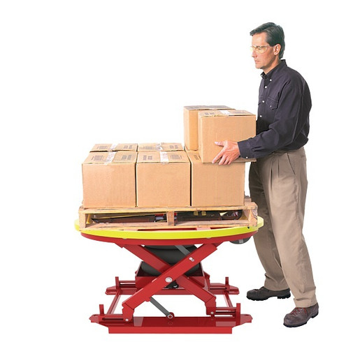 PalletPal 360 Pneumatic-Actuated Pallet Level Loader 4000 Lbs. Capacity ...