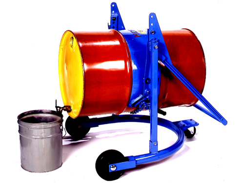 Drum Mover and Pourer for a 55-gallon steel drum | Handling Concepts