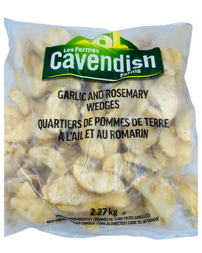 Cavendish Garlic & Rosemary Potato Wedges 2.27kg | Rinzlers Market
