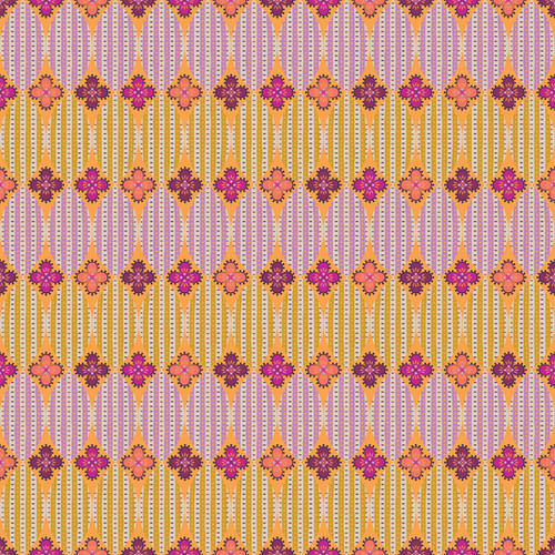 Trade Winds - Magic Carpet - Mango - Lloyd Curzon Fabrics | The Sewing ...