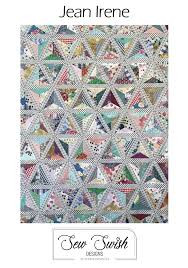 Jean Irene Quilt Pattern and Template Set - Sew Swish Designs | The ...