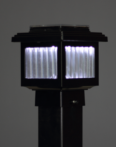 Aurora Polaris Mini Solar Post Cap | Home Tops