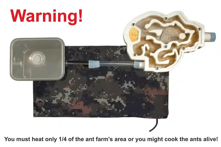 Heating Mat with Thermostat for Ant Farm Nest Small 4W