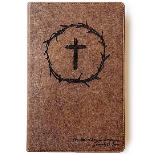 KJV Bible - Cross/Crown of Thorns - Personalized | Joy Creative Bibles