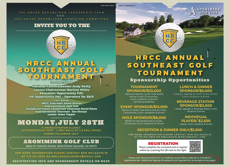 The House Republican Leadership Team and The HRCC Invite You To The ...