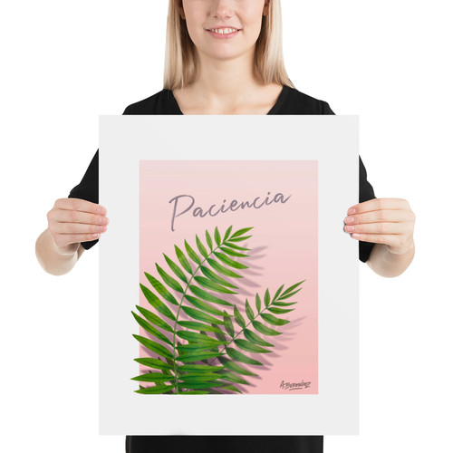 Patience poster | Alex Bermúdez