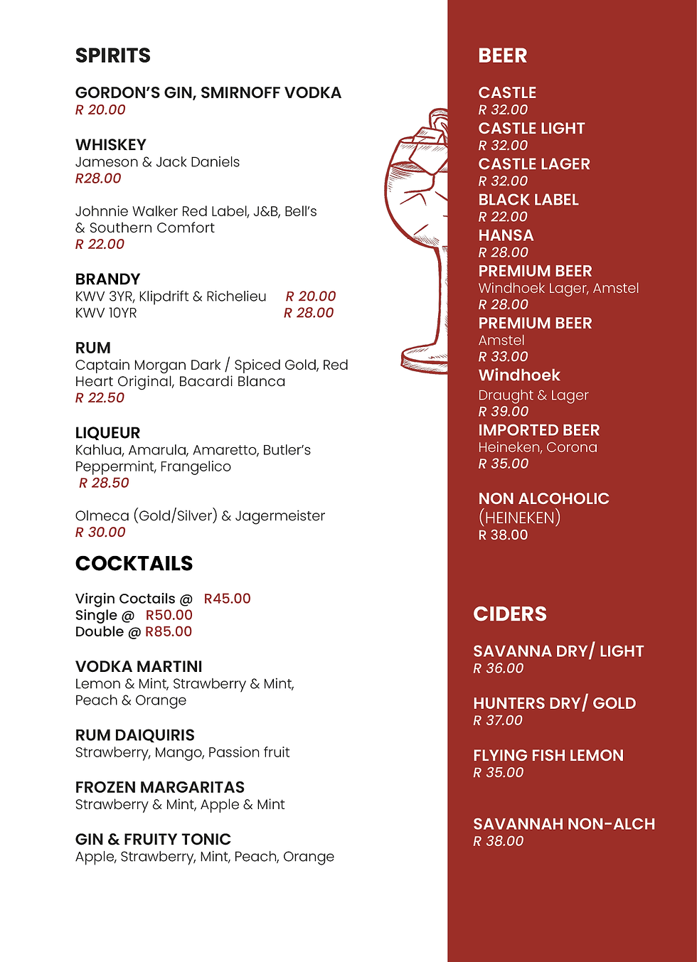 MENU | Enzo Pizzeria