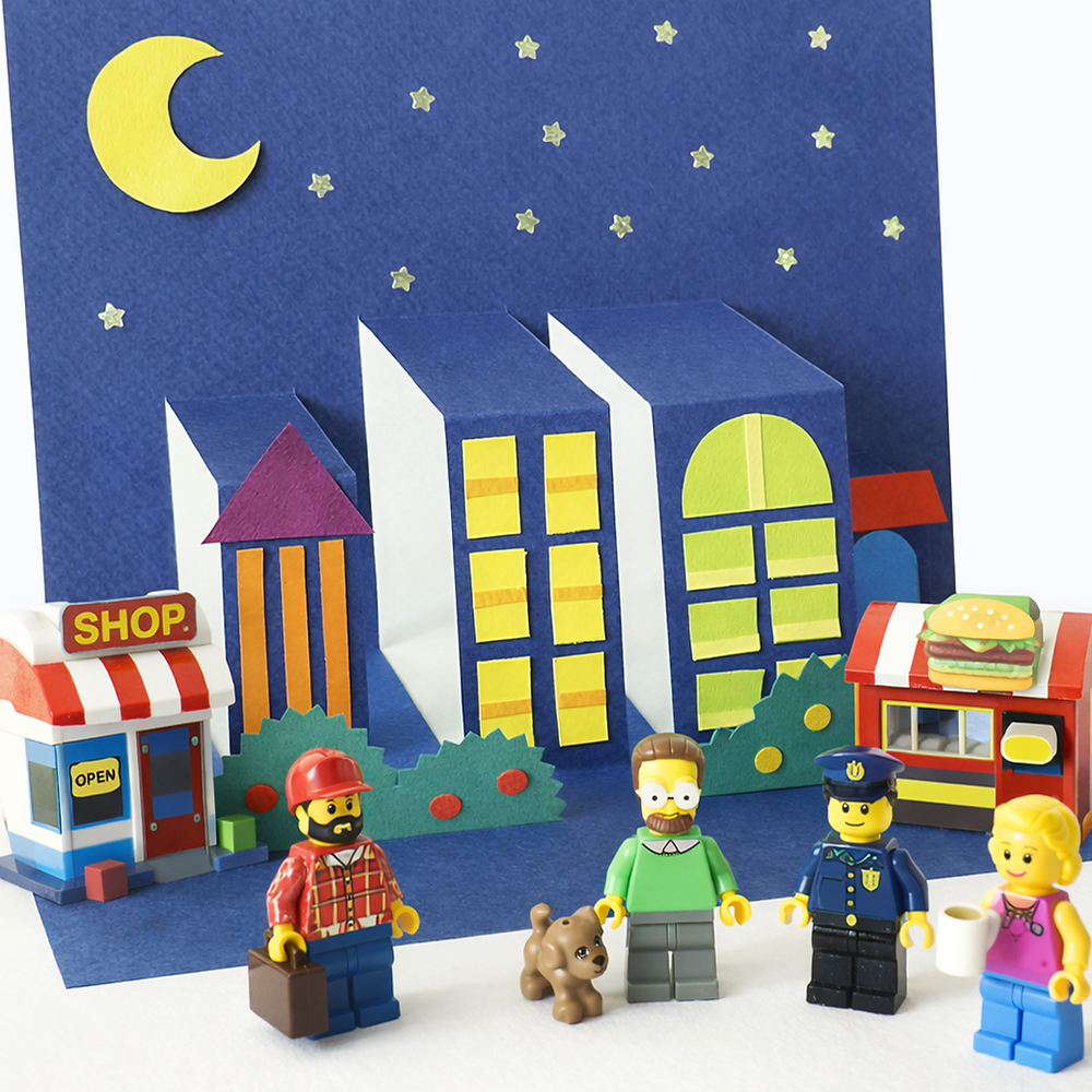 Paper Pop Up City for Kid