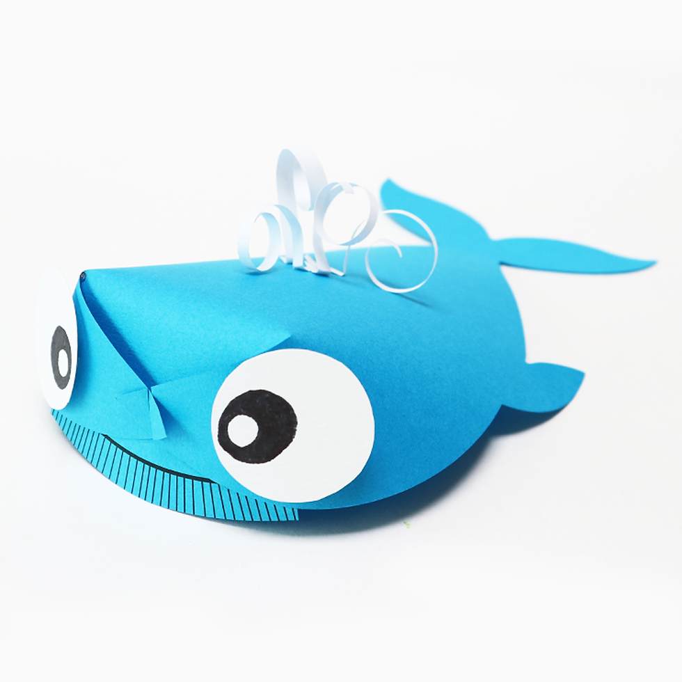 3D whale printable for Kid