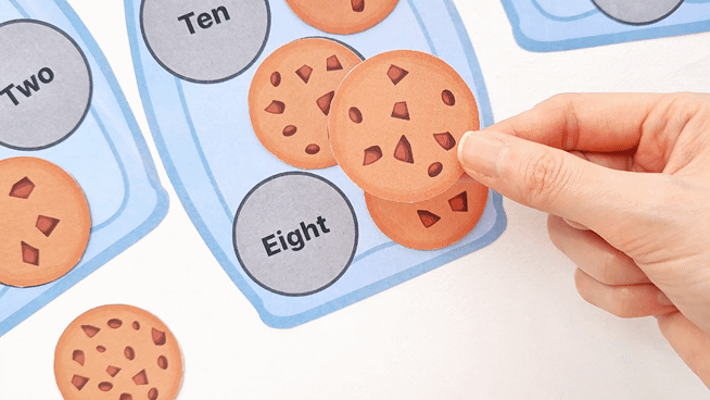 Cookie Jar Counting Activity Printable