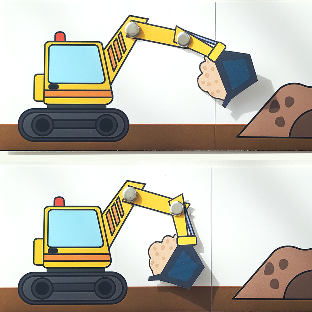 Excavator Craft for Kid Printable