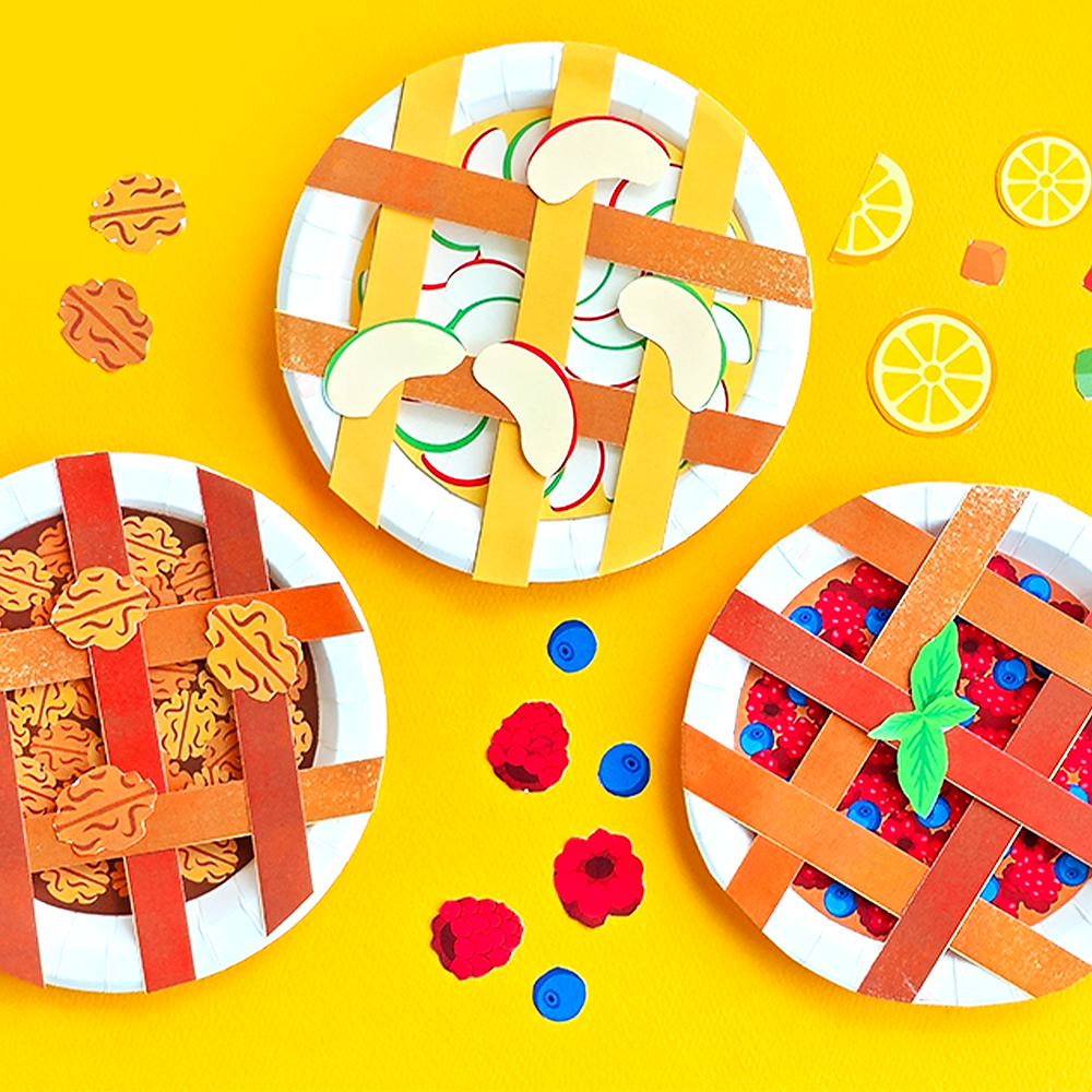 Paper Plate Pie Craft Printable