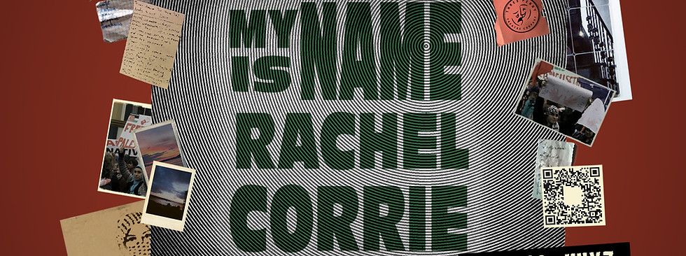 My Name is Rachel Corrie Digital Program | Three Penny Theatre