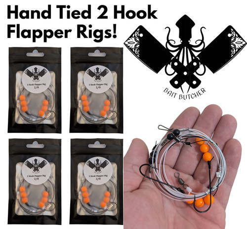 Bait Butcher 2 Hook Flapper Rigs - Various Sizes | Bait Butcher Fishing ...