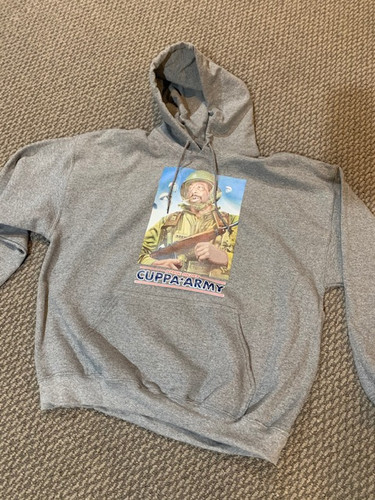 ORIGINAL CUPPA ARMY GRAY HOODIE | Beetle Merch Cuppa