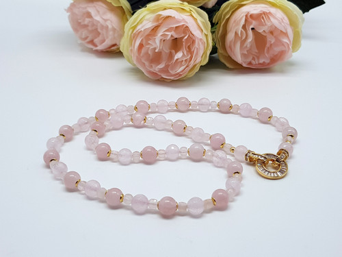 Rose Madagascar Quartz set | Lara Joly Craft
