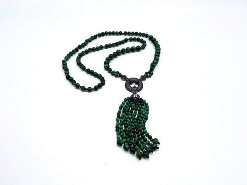 Green Tiger's eye set | Lara Joly Craft