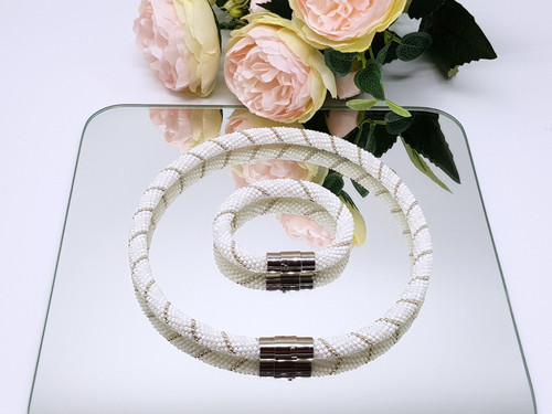 Braided white set | Lara Joly Craft