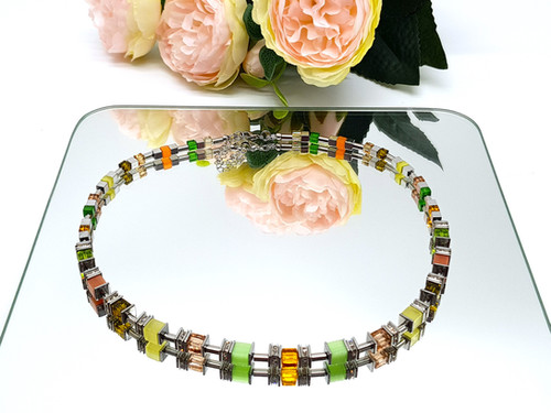 Mini GeoCube style necklace | Lara Joly Craft