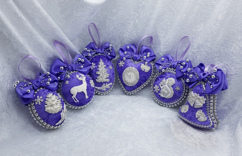 "Christmas Fairy Tale" in purple | Lara Joly Craft