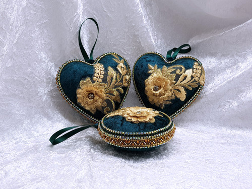 "Angelica" in Gold and Green | Lara Joly Craft