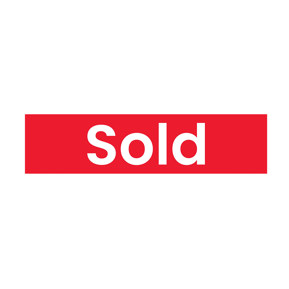LJ Hooker - Sold Overlay Stickers(680mm x 185mm) | Real Estate Signs