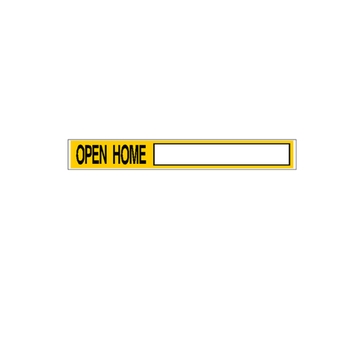 Generic Product - Open Home Corflute Sign Strip(900mm x 120mm) | Real ...