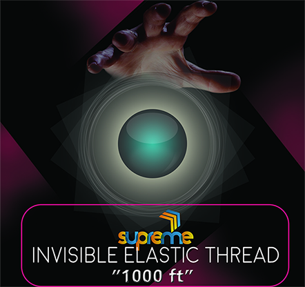 Invisible Elastic (1000 ft Spool) by Supreme Magic World | DK Magic House