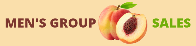 Men's Group Peach Sales | SHUMC