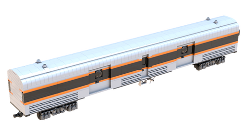 MHN baggage car (XPT test train livery) | Capital Loco Kits