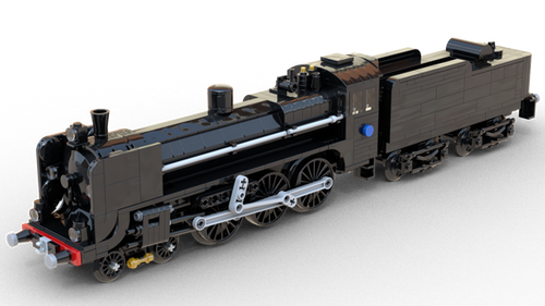 VR A2 class- Walschaerts valve gear (Black livery) | Capital Loco Kits