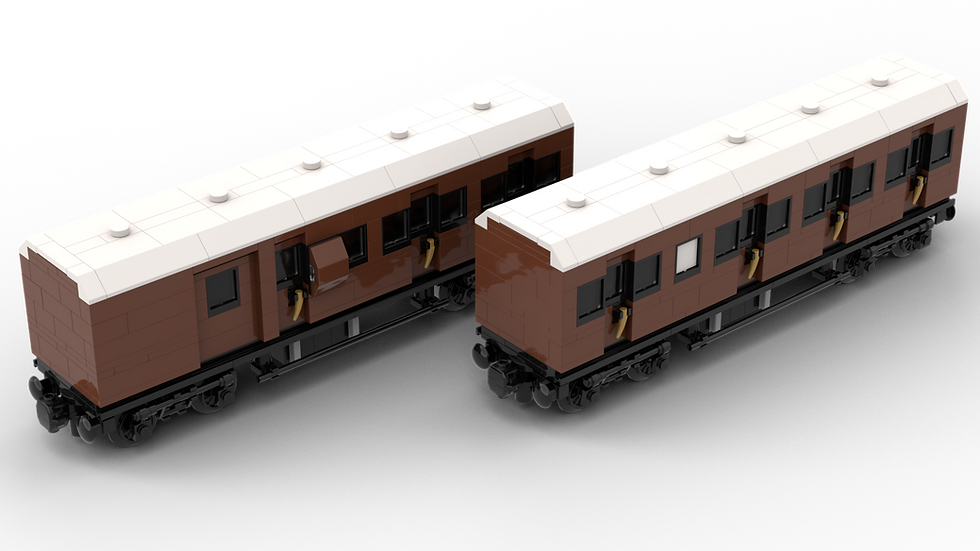 NSWGR Dogbox carriage 2-pack | Capital Loco Kits