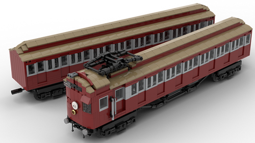VR Tait set 2-pack (maroon & grey livery) | Capital Loco Kits