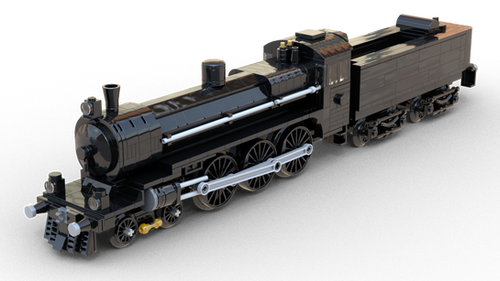 VR A2 class- Stephenson valve gear (Black livery) | Capital Loco Kits